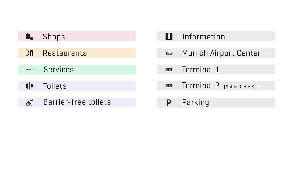 Airport map | Digital map - Munich Airport