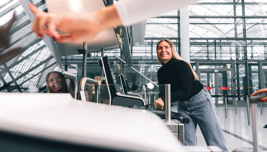 Check-in at the airport - Munich Airport