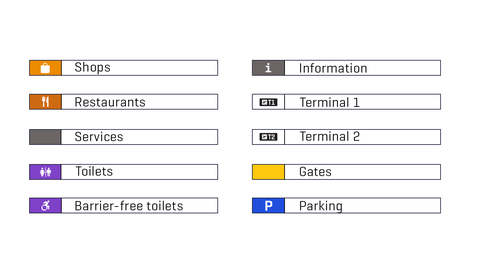 Airport map | Digital map - Munich Airport
